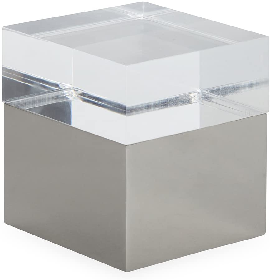 Monaco Small Square Box - Clear – Studio D Decor Qa